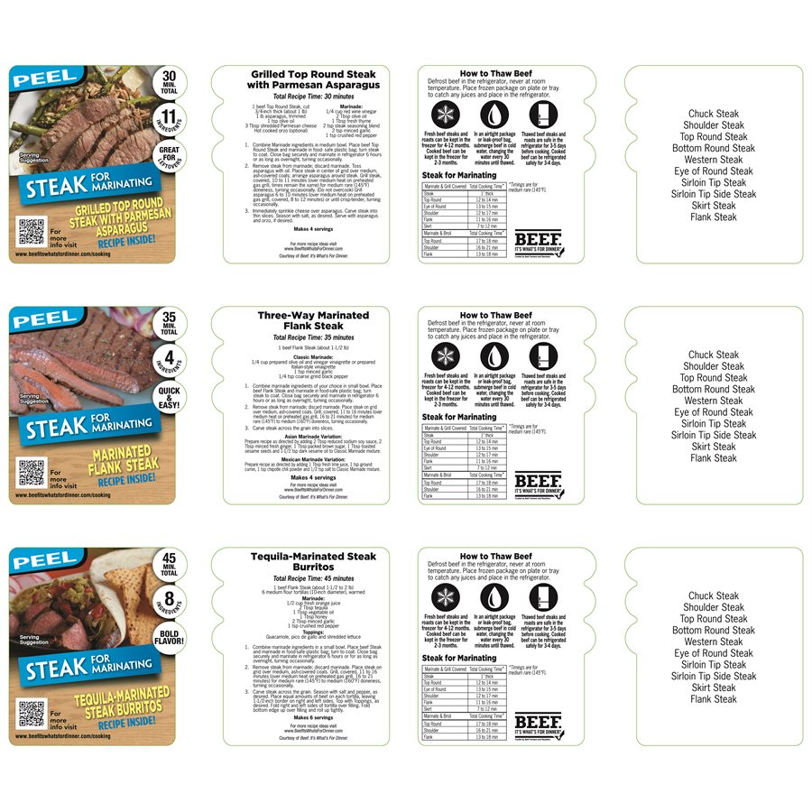 Beef Stock Labels