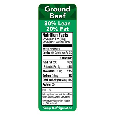 Meat Department | Regulatory Labels