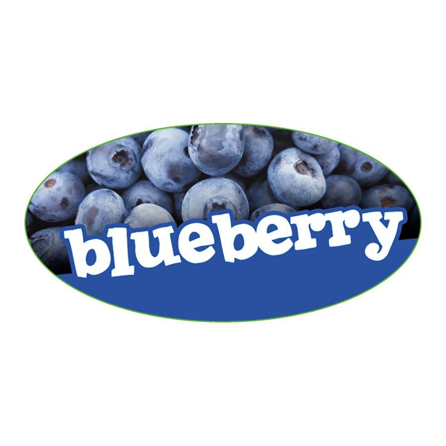 BLUEBERRY FLAVOR LABEL