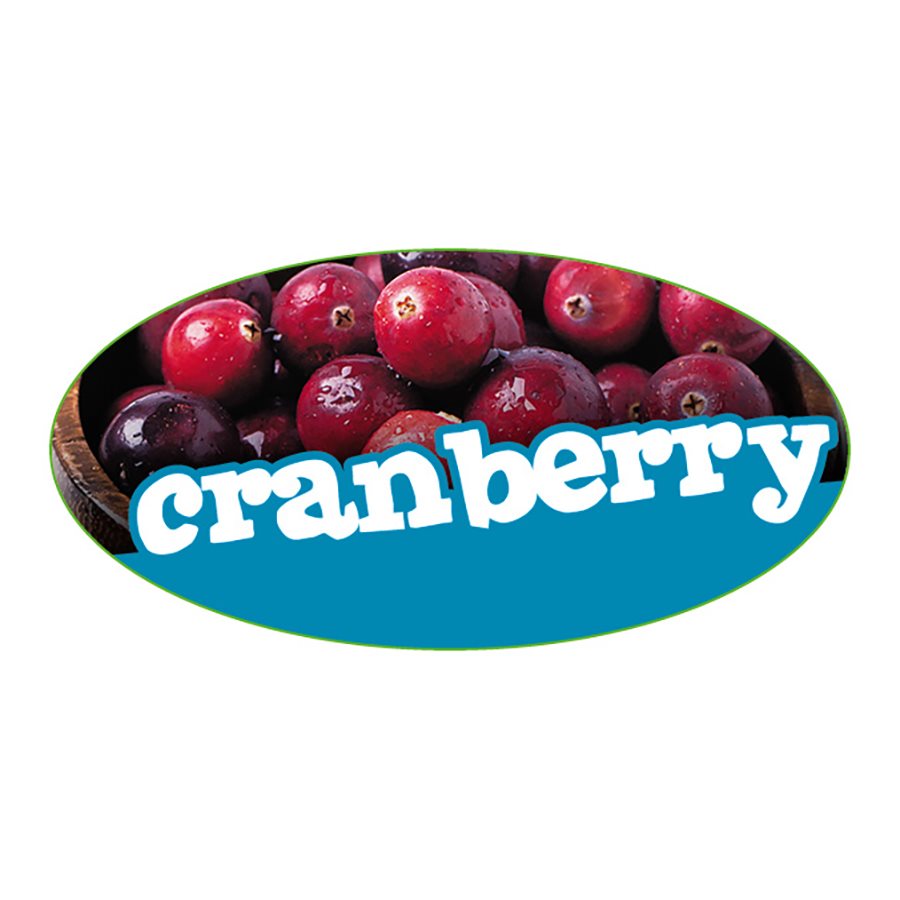 CRANBERRY FLAVOR LABEL