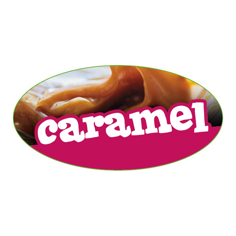 CARAMEL FLAVOR LABEL